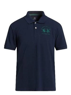 LA MARTINA Polo Shirt Size Cotton - Navy