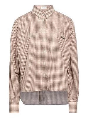 Brunello Cucinelli Cotton Checked Shirt - Brown