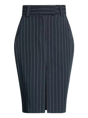 COMPAGNIA ITALIANA Midi Pencil Skirt - Blue