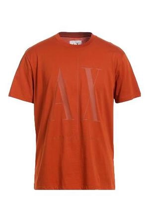 Armani Exchange T-shirt Rust Size Cotton - Red
