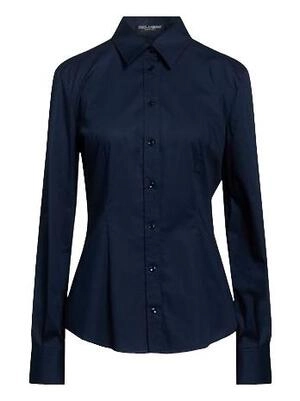 Dolce & Gabbana Cotton Elastane Shirt - Navy