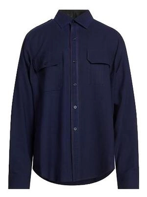 MAISON MARGIELA Shirt Size Wool - Navy