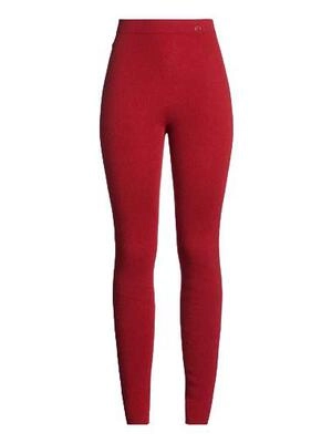 Agnona AGNONA Cashmere Skinny Pants Red