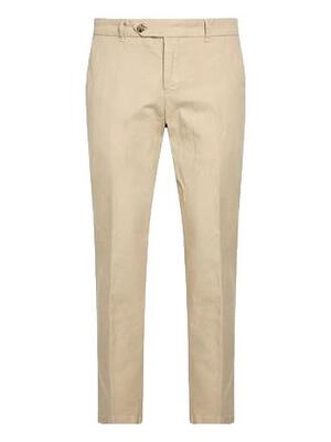 BOSS Pants Sand Size Cotton, Linen, Elastane - Beige