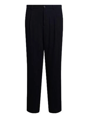 Giorgio Armani Virgin Wool Tailored Pants - Blue