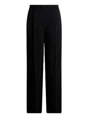 Giorgio Armani Tapered Viscose Blend Pants - Black