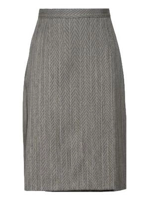 Paul & Joe Virgin Wool And Silk Midi Skirt - Grey