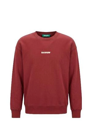 BARROW Crewneck French Terry Sweatshirt - Red