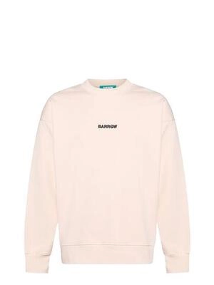 BARROW Crewneck French Terry Sweatshirt - White