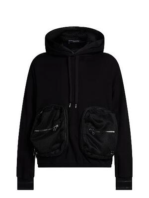 Dolce & Gabbana Cotton Blend Hoodie - Black