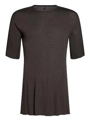MASNADA Man T-shirt Charcoal Size 38 Viscose, Polyamide, Cashmere