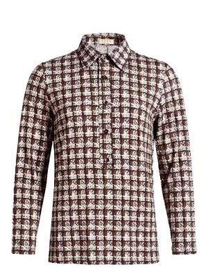SIYU Multicolor Viscose And Elastane Top - Brown