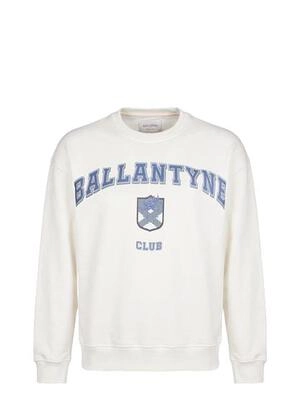 BALLANTYNE BALLANTYNE Fleece Sweatshirt Ivory