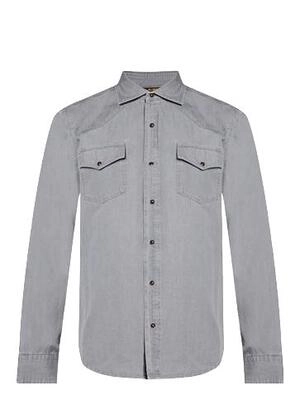 MOORER Shirt Size Cotton - Grey