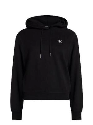 Calvin Klein Cotton Polyester Hoodie - Black