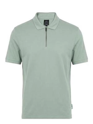 Armani Exchange Polo Shirt Size Cotton, Elastane - Green