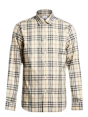 Burberry Shirt Size Cotton, Elastane - Ivory