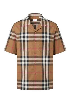 Burberry Shirt Size Cotton, Elastane - Brown