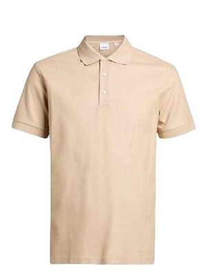 Burberry Polo Shirt Sand Size Cotton - Beige