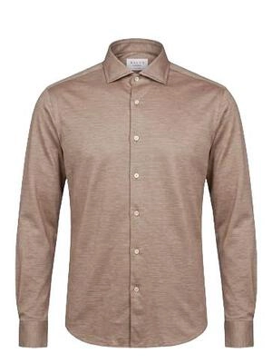 XACUS Shirt Khaki Size Cotton, Lyocell - Beige