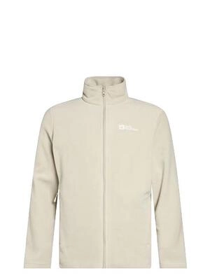 JACK WOLFSKIN Fleece Turtleneck With Zipped Pockets - Beige