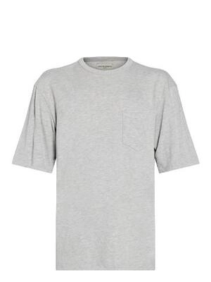 Officine Générale T-shirt Size Cotton, Modal - Grey