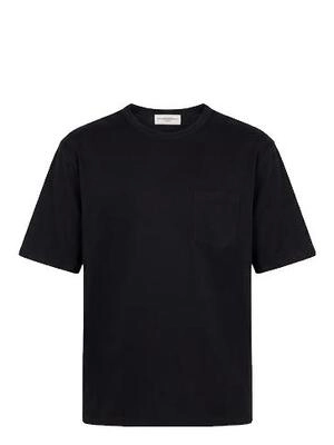 Officine Générale T-shirt Size Cotton, Modal - Black