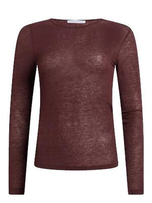 CARACTÈRE CARACTÈRE Viscose Blend Cutout Knit T-Shirt