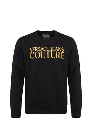 Versace Cotton Elastane Sweatshirt - Black