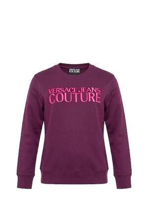 Versace Cotton Elastane Sweatshirt - Purple