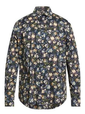 Paul & Shark Shirt Size Cotton, Elastane - Navy