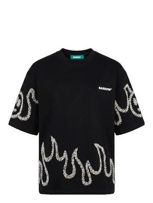 BARROW Cotton Jersey T-shirt - Black