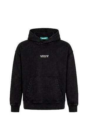 BARROW Charcoal Cotton Hoodie - Grey