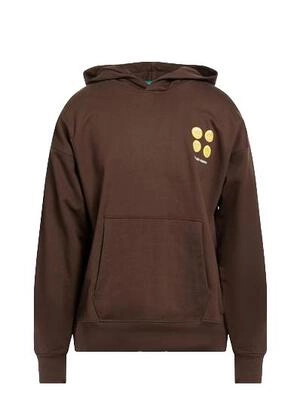BARROW Ivory Cotton Terry Hoodie - Brown