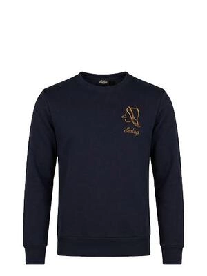 SEALUP Cotton & Polyester Crewneck Sweatshirt - Navy