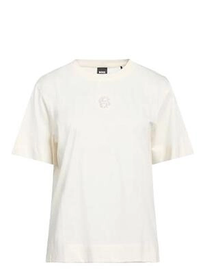 BOSS BOSS Cotton Elastane T-shirt With Appliqué Detail