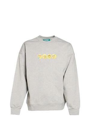 BARROW Light Cotton & Polyester Sweatshirt - Grey