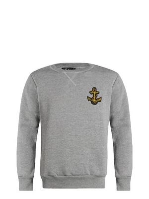 SEALUP Cotton And Polyester Crewneck Sweatshirt - Grey
