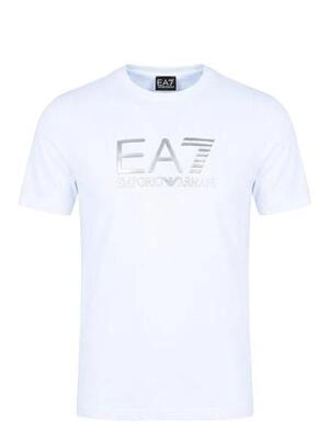 EA7 T-shirt Size Cotton - White