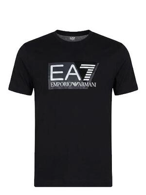 EA7 T-shirt Size Cotton - Black
