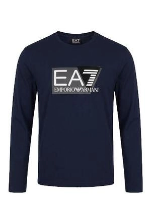 EA7 T-shirt Size Cotton, Elastane - Navy