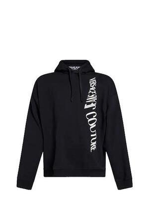 Versace Hooded Cotton Sweatshirt - Black
