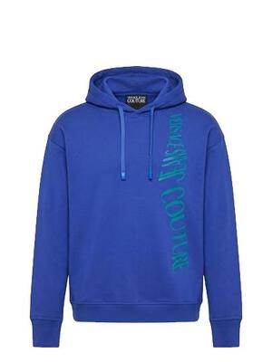 Versace Cotton Hooded Sweatshirt - Navy