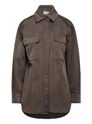 P.a.r.o.s.h P.A.R.O.S.H. Charcoal Polyester Oversized Shirt Charcoal
