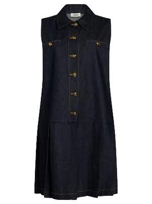 Sandro Cotton Mini Dress - Blue