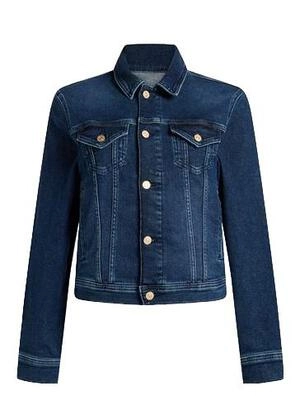 7 For All Mankind Denim Trucker Jacket - Blue