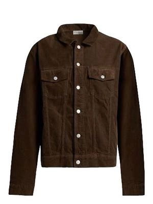 Officine Générale Cotton Corduroy Jacket - Brown