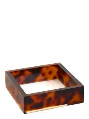 TIZO DESIGN Lucite Napkin Holder - Tortoise