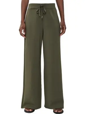 Spanx Airessentials Wide Leg Pants - Monstera