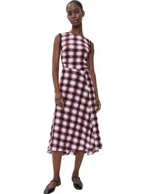 Baum Und Pferdgarten Atina Midi Dress - Red Check